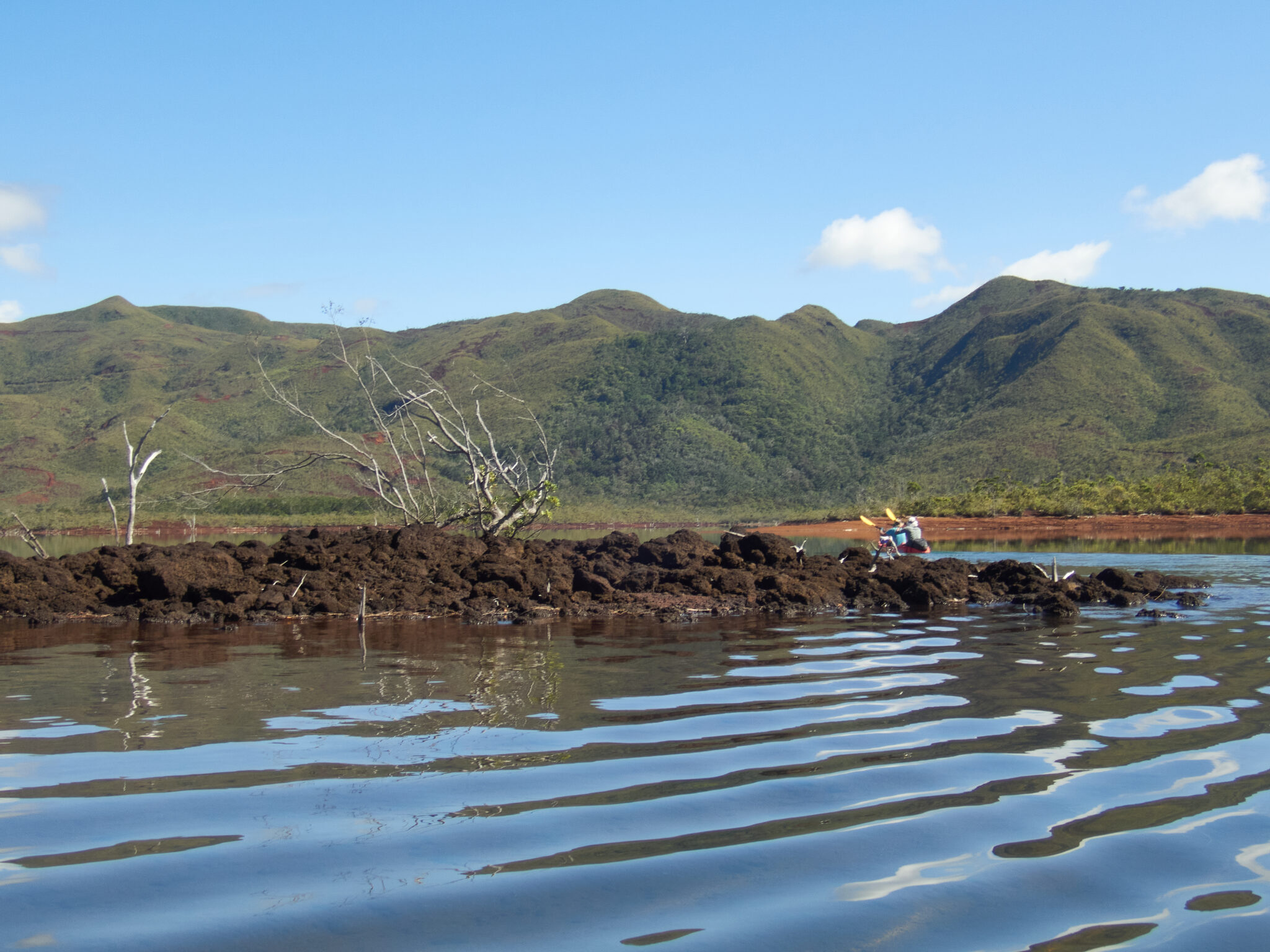 En kayak dans le Parc de la Rivière Bleue - Les épicuriens du caillou